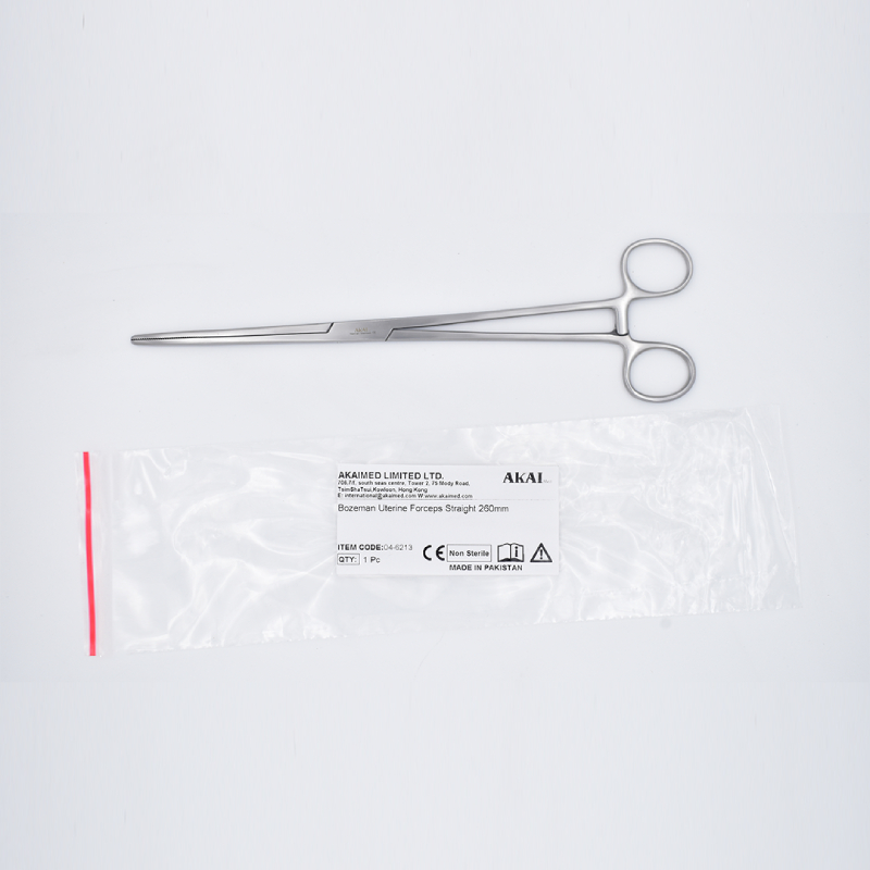 Medical Empire | Bozeman Uterine Forceps Straight 26 cm